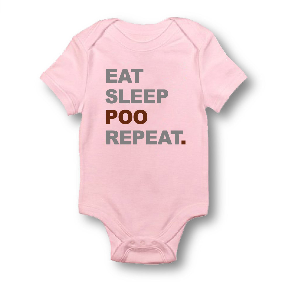 Eat Sleep Poo Repeat - Baby Bodysuit – Cheeky Little Squirrel